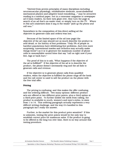 Ad Analysis Sample - Jeffrey Dobkin